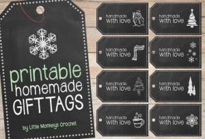Free Printable: Handmade Chalkboard Gift Tags