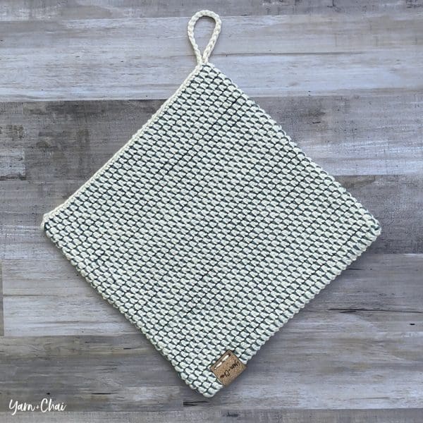Mosaic Potholder | Yarn + Chai Blog