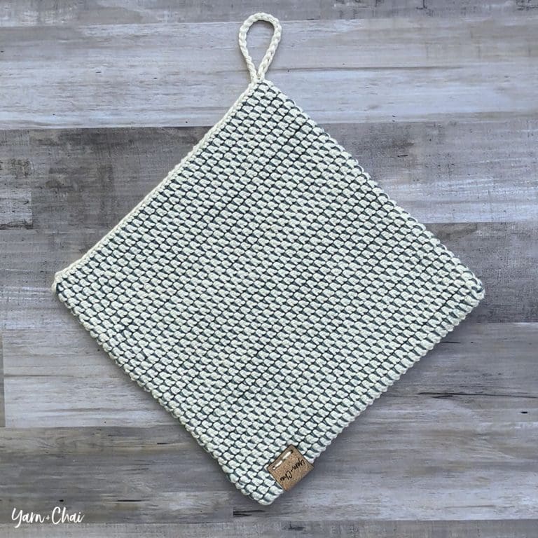 Mosaic Potholder | Yarn + Chai Blog
