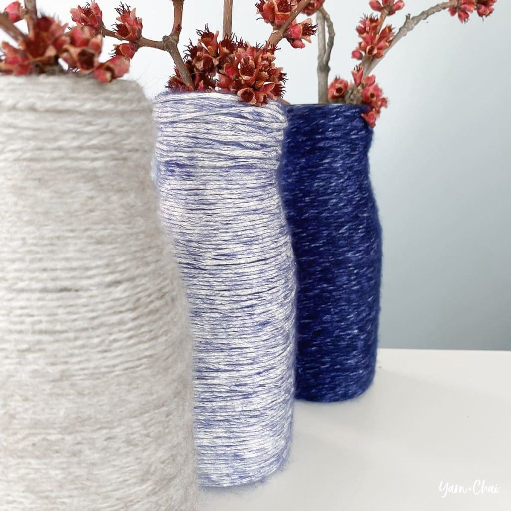 Yarn-Wrapped Bottles | Yarn + Chai Blog