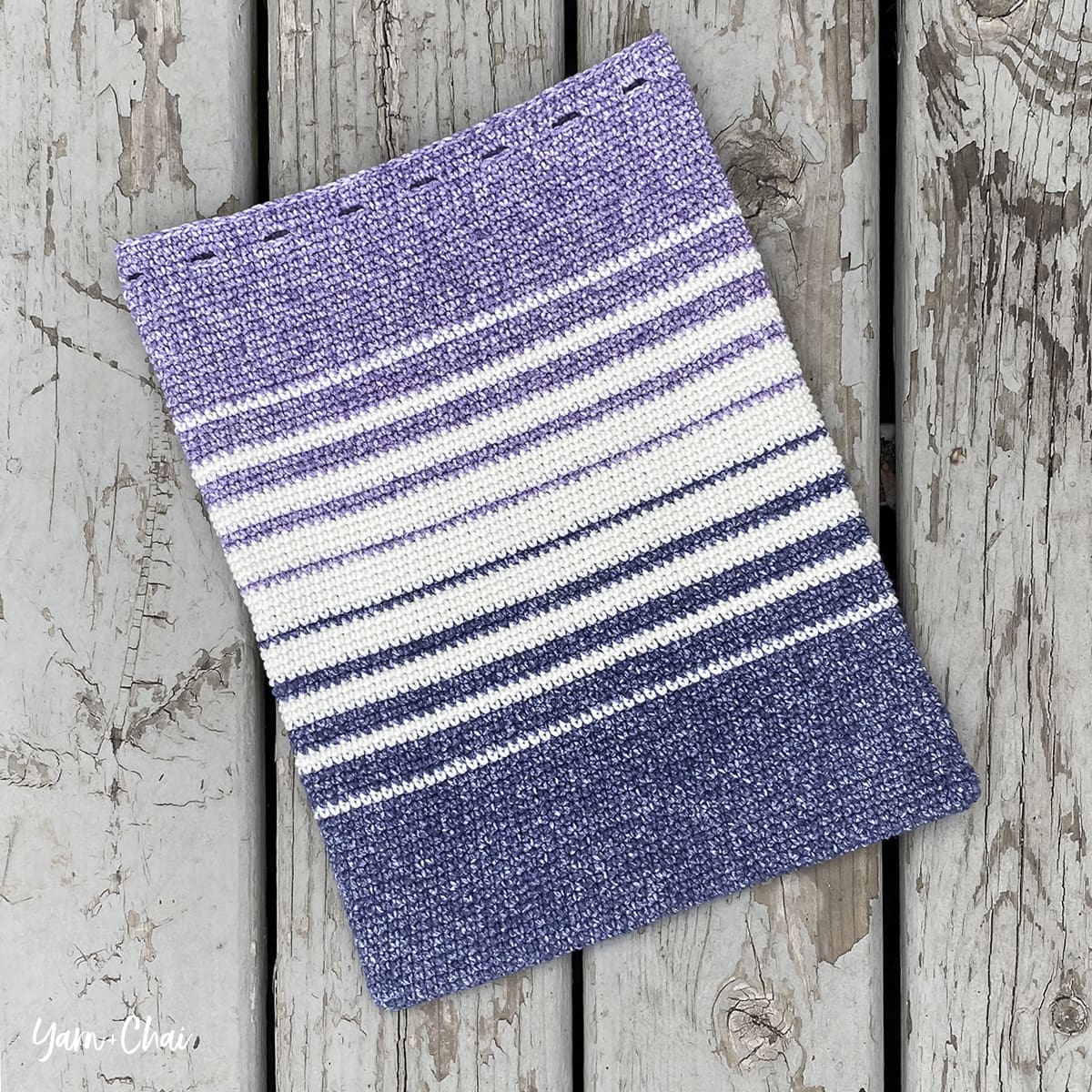 Cinch Bag Series: The Fading Stripes Bag | Yarn + Chai Blog