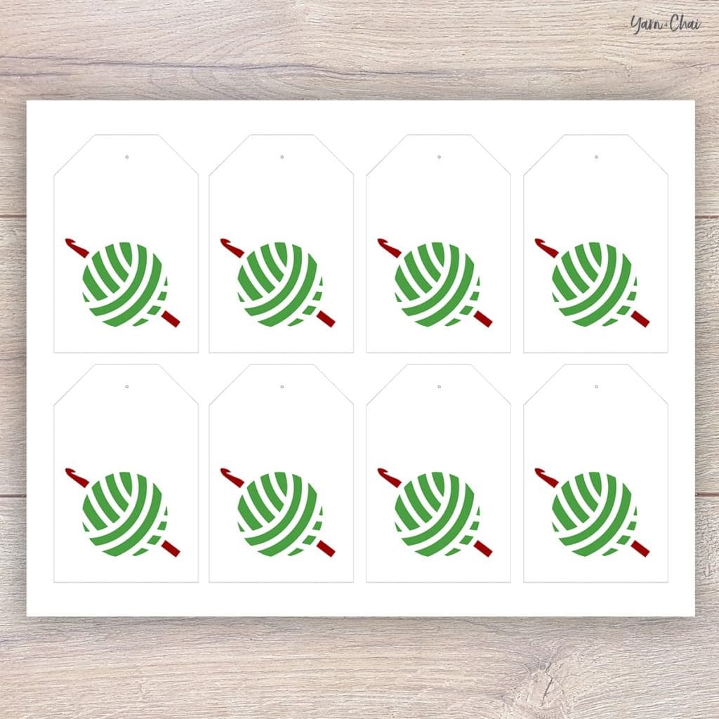 12 Days of Christmas: Yarn Ball Gift Tags | Yarn + Chai Blog