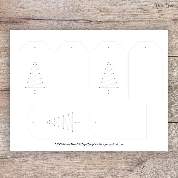 12 Days of Christmas: DIY Tree Gift Tags | Yarn + Chai Blog