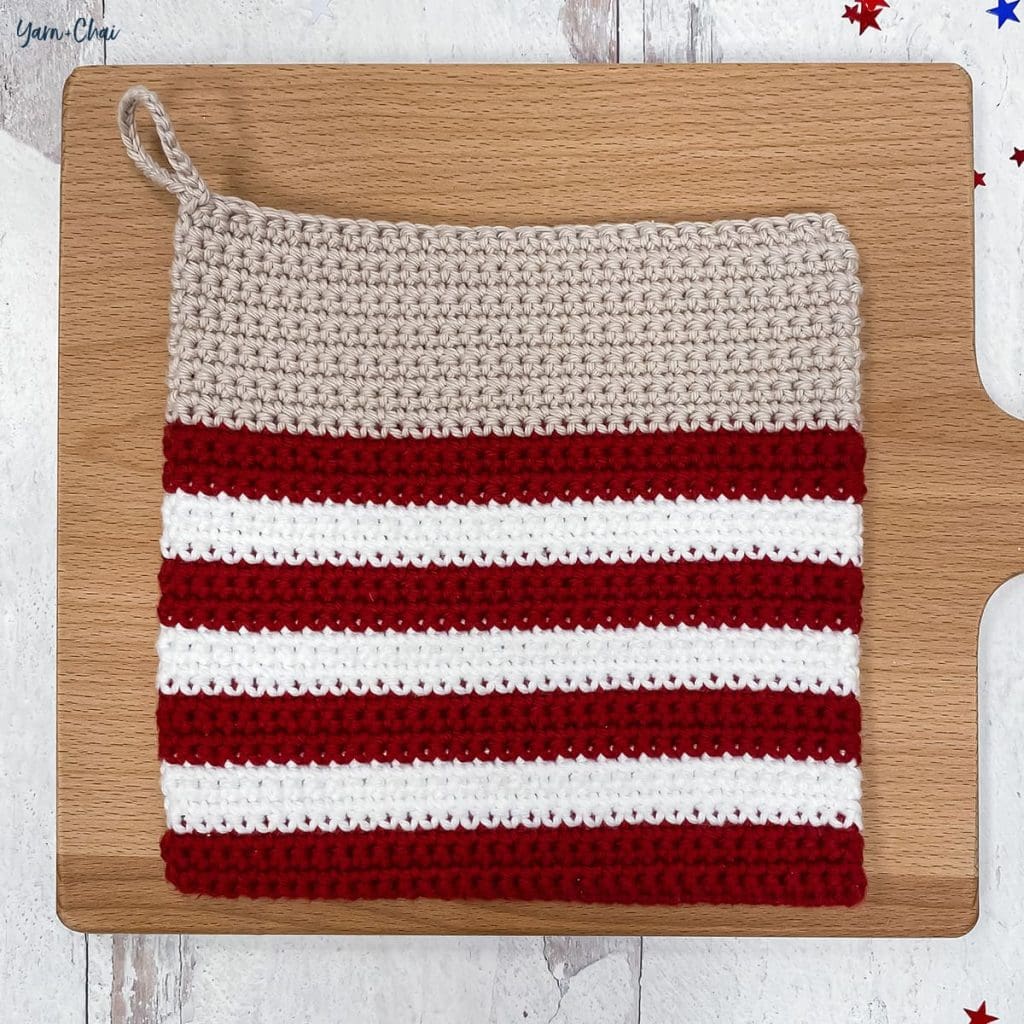 Stars & Stripes Potholder Set | Yarn + Chai Blog