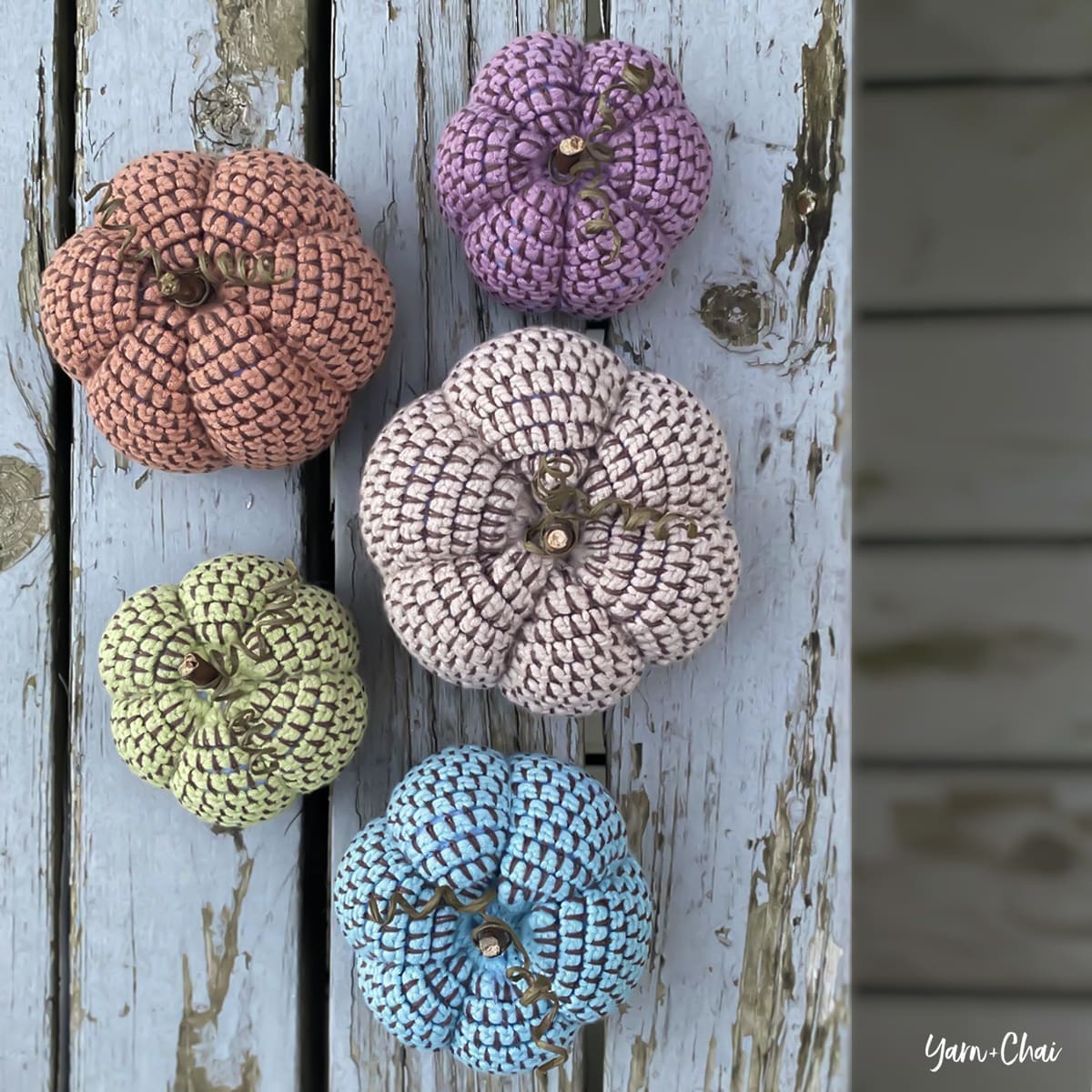 Mosaic Pumpkin | Yarn + Chai Blog